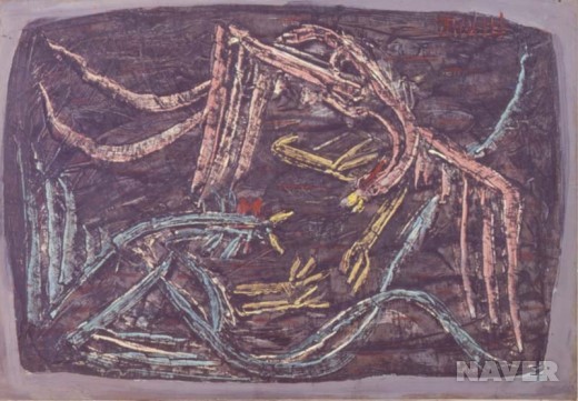 이중섭 미술관 이중섭 작품과 생애 이중섭 작품 황소 35억 6천만원에 경매 낙찰 이중섭 그림 작품 황소 흰소